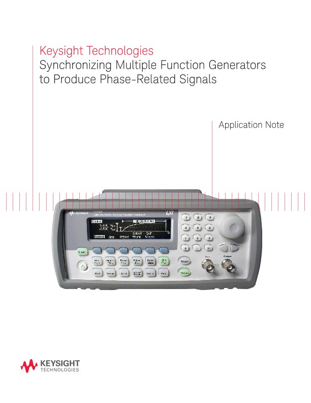 Synchronizing Multiple Function Generators for Phase-Related Signals PDF Asset Page | Keysight